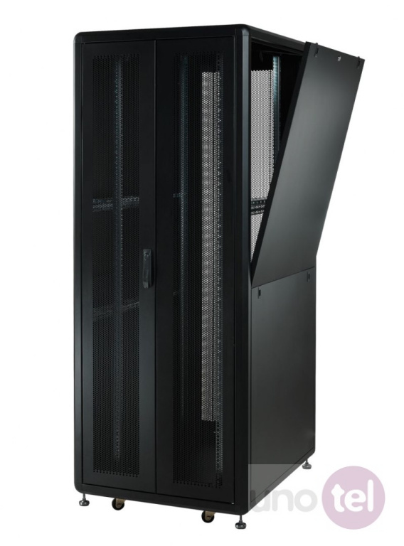 Szafa serwerowa 42U 800x1200 czarna ( perforowany przód, perforowany ...